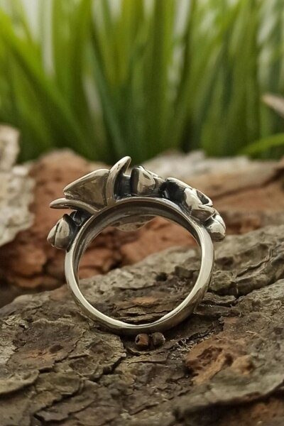 Inel de argint pentru femei "Primavara" 22 mm - 69 - eMAG.ro