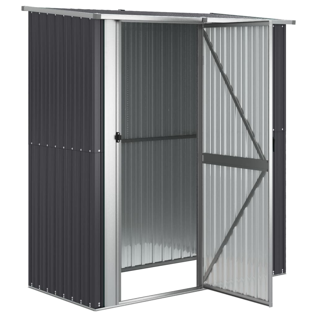 Sopron pentru gradina vidaXL, antracit, 180,5x97x209,5 cm, otel zincat ...