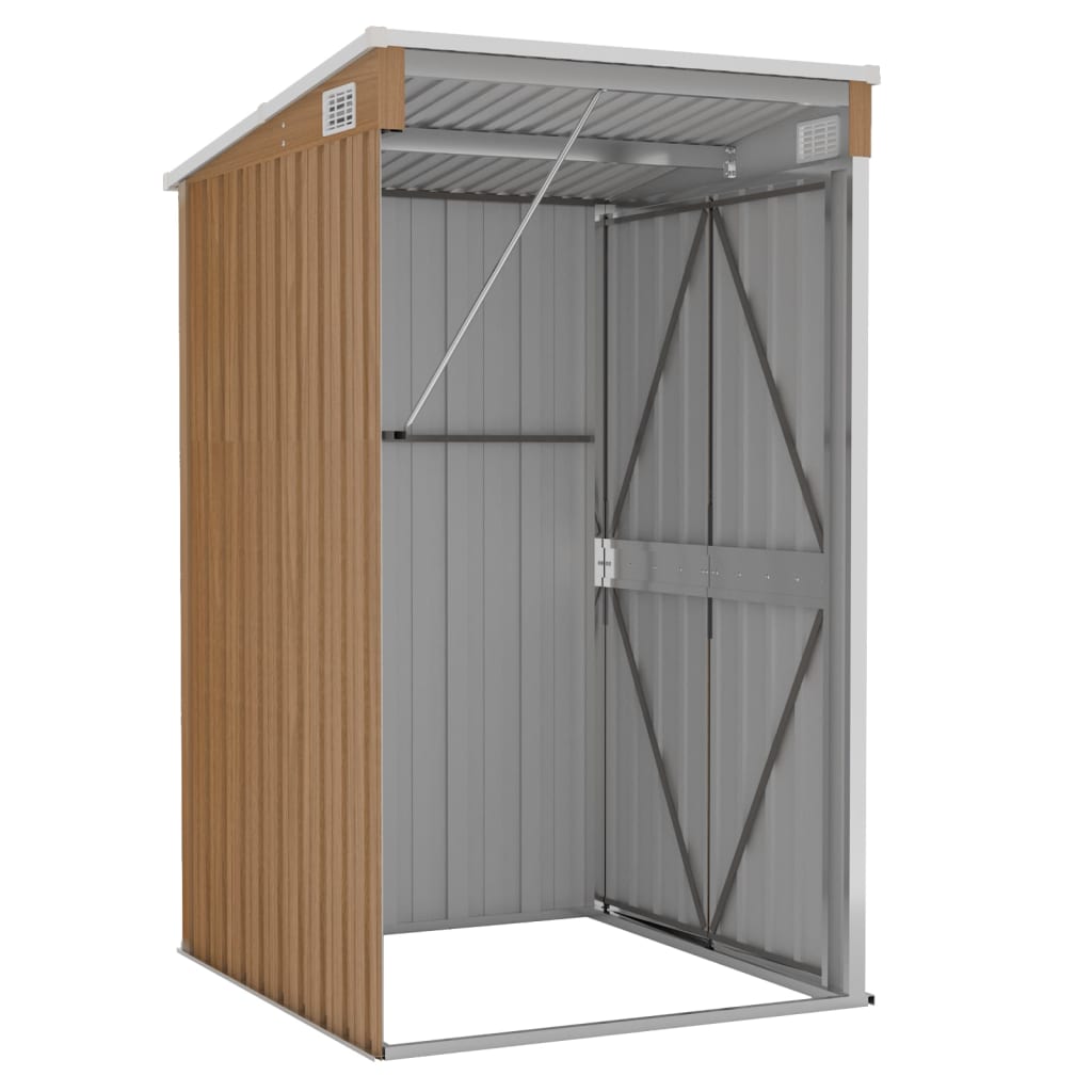 Sopron gradina/montaj perete maro 118x100x178cm otel galvanizat, pentru ...