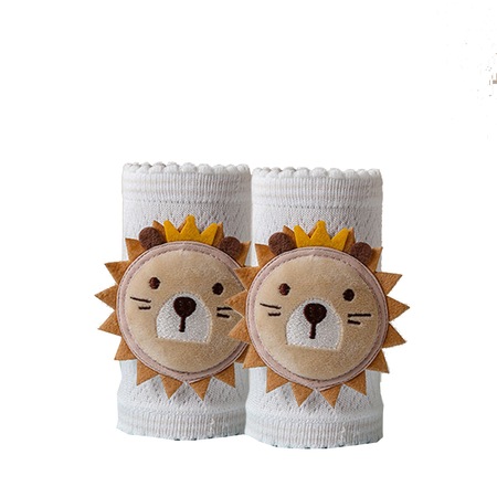 Set de genunchiere pentru copii, Bumbac, 1-5 ani, model de tigru - eMAG.ro