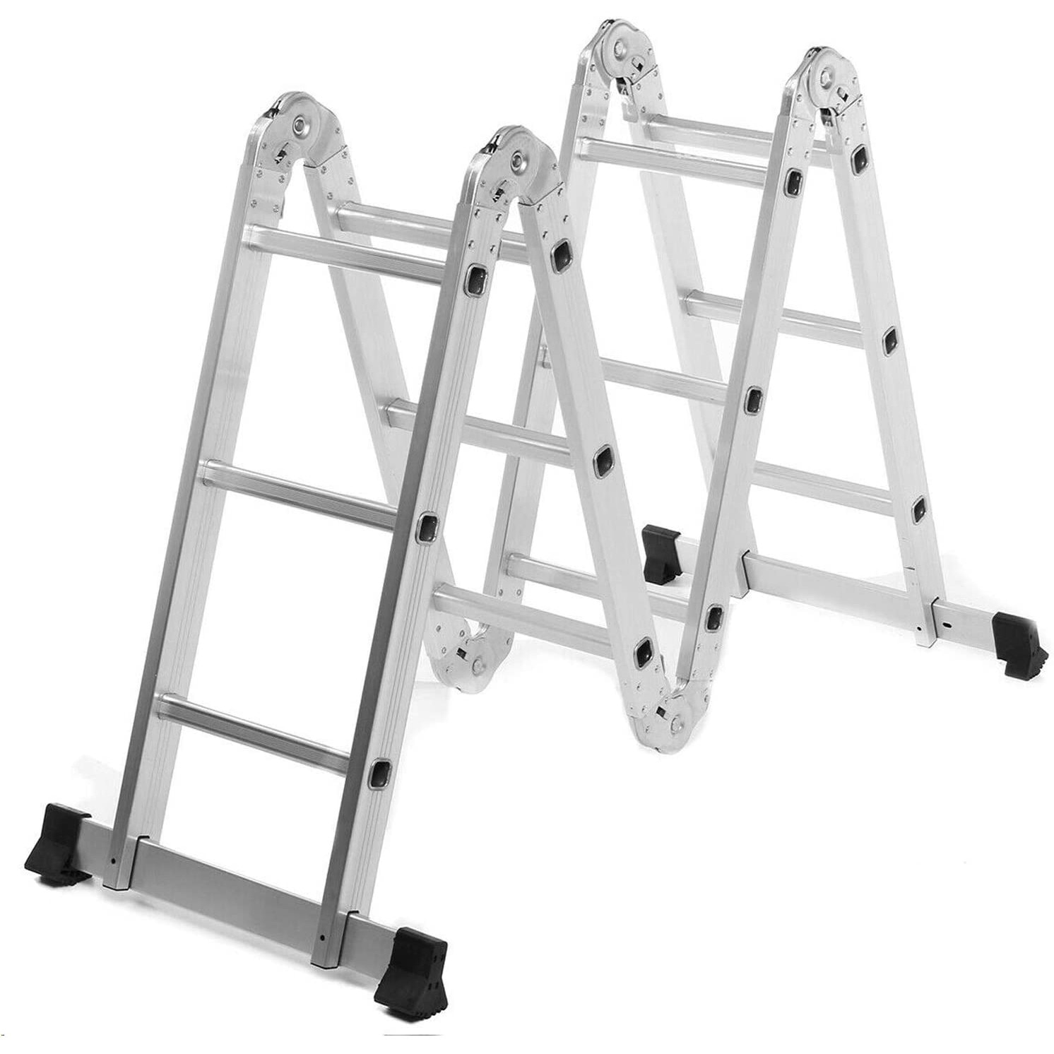 Scara multifunctionala, aluminiu, 4x3 trepte, 3,7 m - eMAG.ro