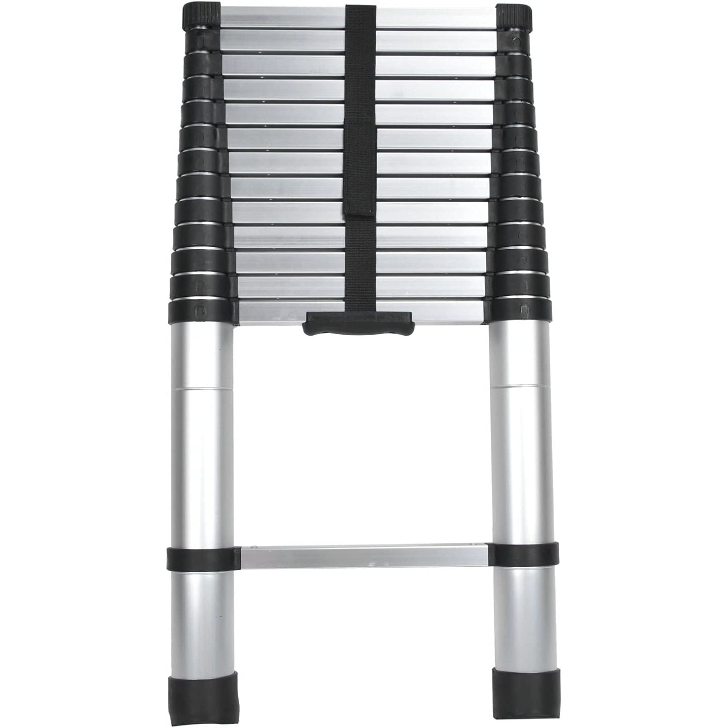 Scara telescopica, aluminiu, 14 trepte, 1 tronson, 4,1 m - eMAG.ro