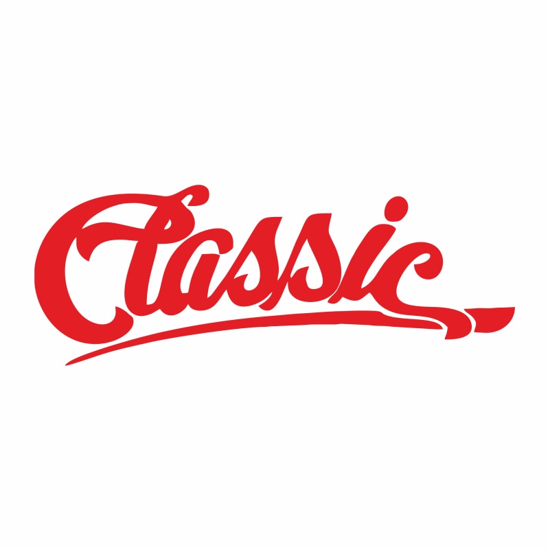 Sticker auto Classic, Rosu, 30 cm - eMAG.ro