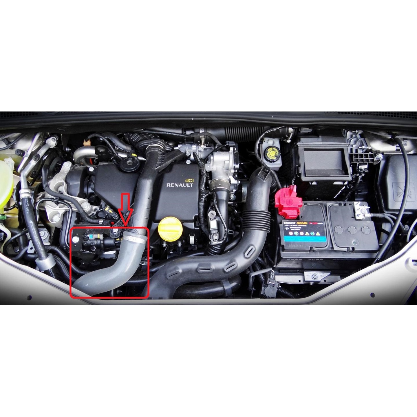 Furtun aer intercooler, Turborury, Renault Clio Dacia Lodgy Duster ...