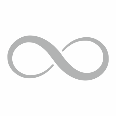 Sticker auto Infinite, Alb, 20 cm - eMAG.ro