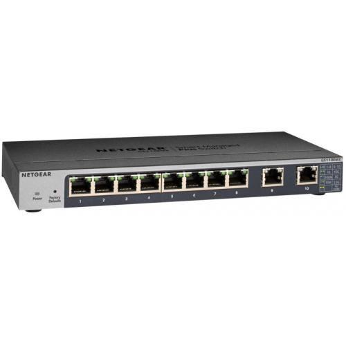 Switch Ethernet gestionabil Netgear GS110EMX cu 8 porturi (GS110EMX ...