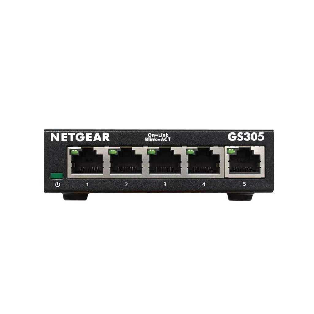 Netgear GS305 5 Port Gigabit Ethernet Unmanaged Switch, 215722, Switch ...