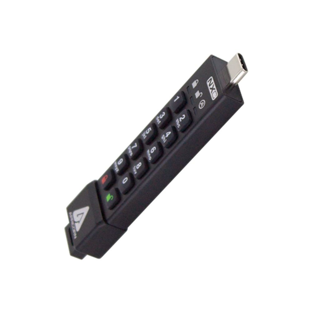 Stick USB Apricorn Aegis Secure Key 3NXC, 128GB, USB 3.2 Negru - eMAG.ro