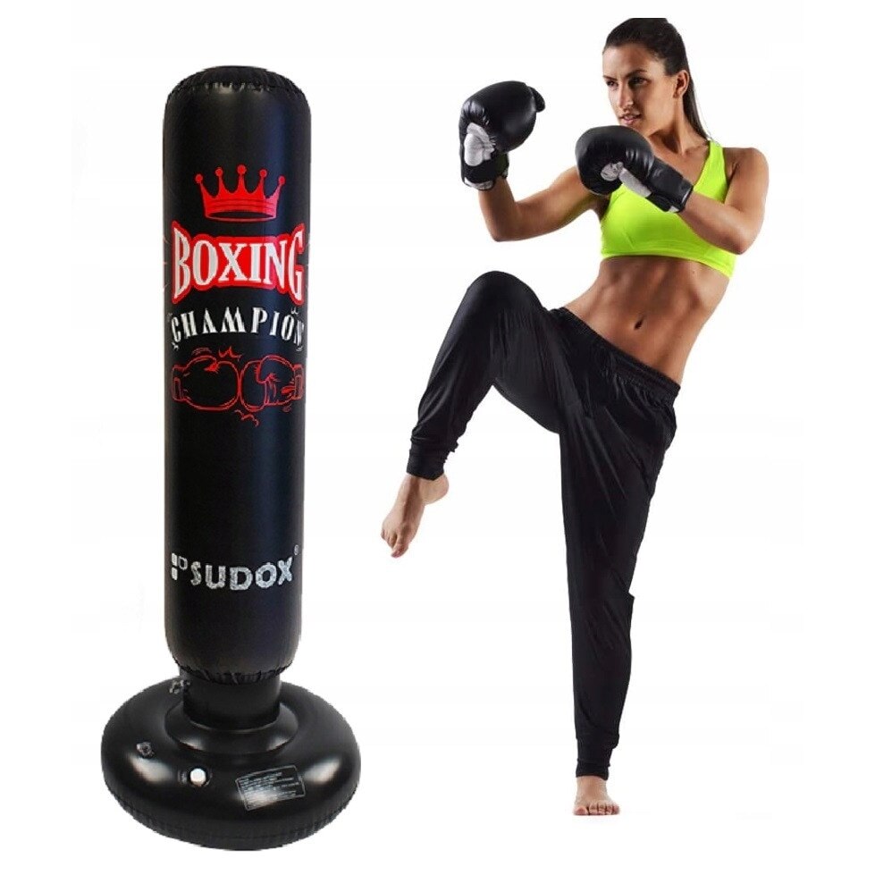 Set sac de box si pompa, 160x65 cm, PVC - eMAG.ro
