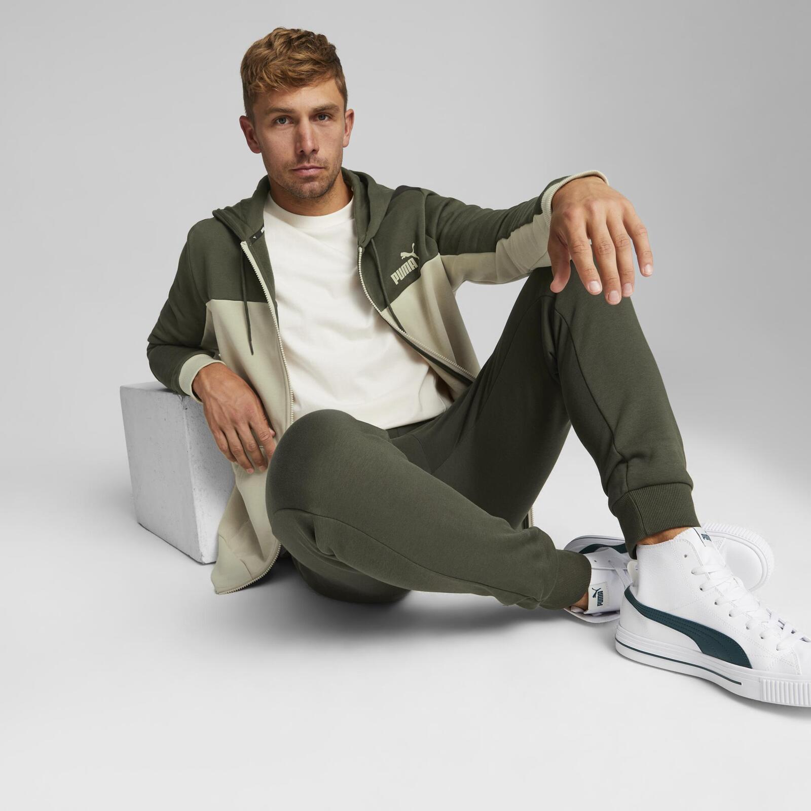 Trening barbati Puma Essentials 26734, Verde, XL - eMAG.ro