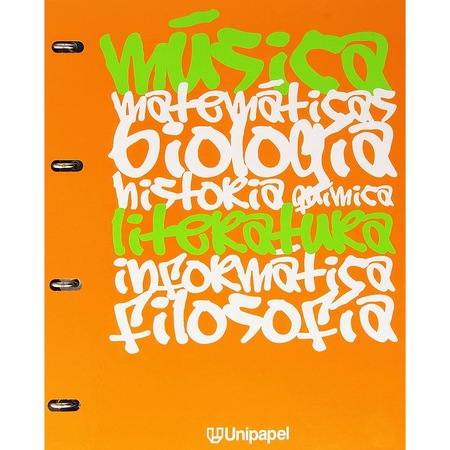 Caiet mecanic cu 4 inele, A4 310x255mm, 120 foi matematica si 6 ...