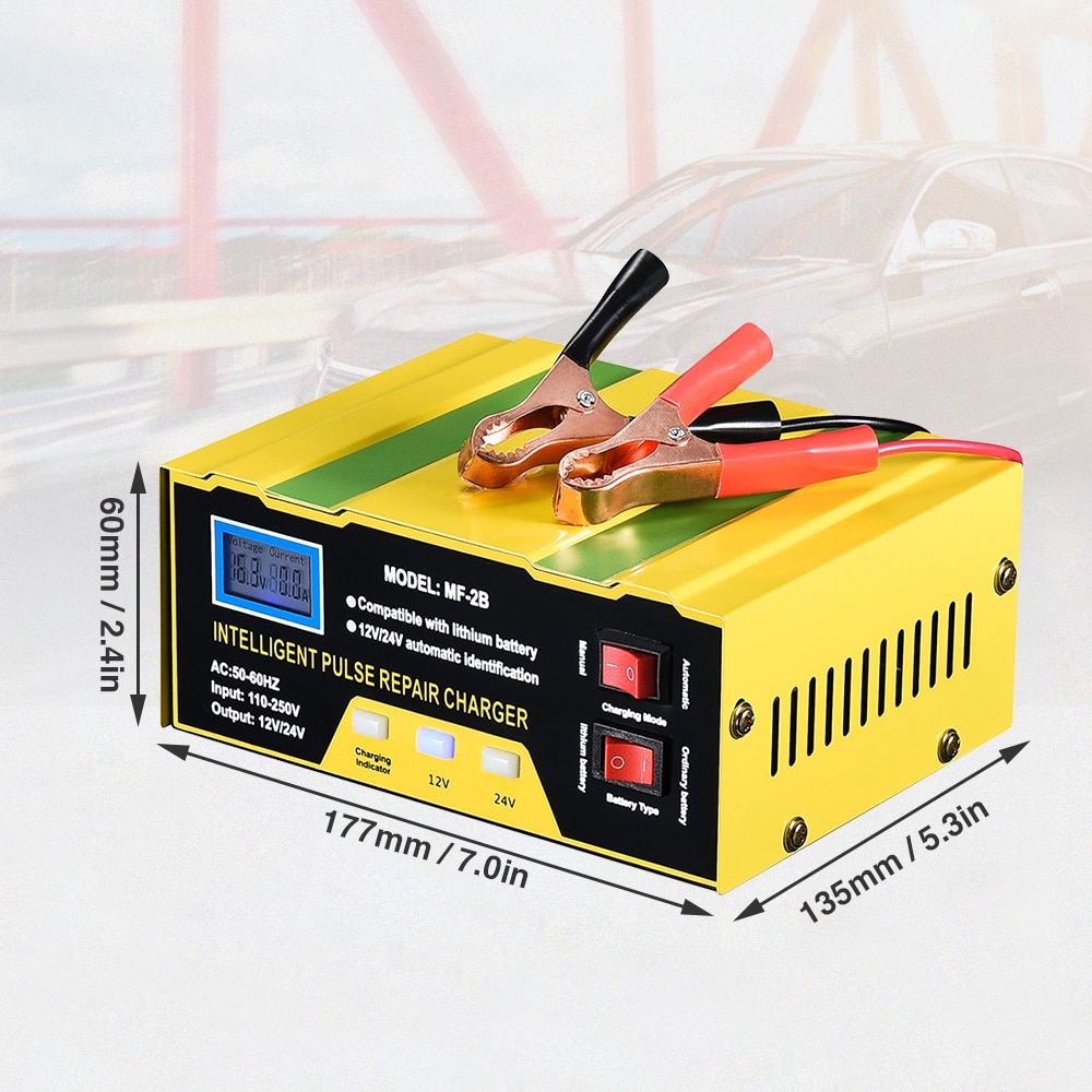 Redresor Smart Acumulatori Nierbo® Pentru Baterie Acumulatori Auto 12V ...