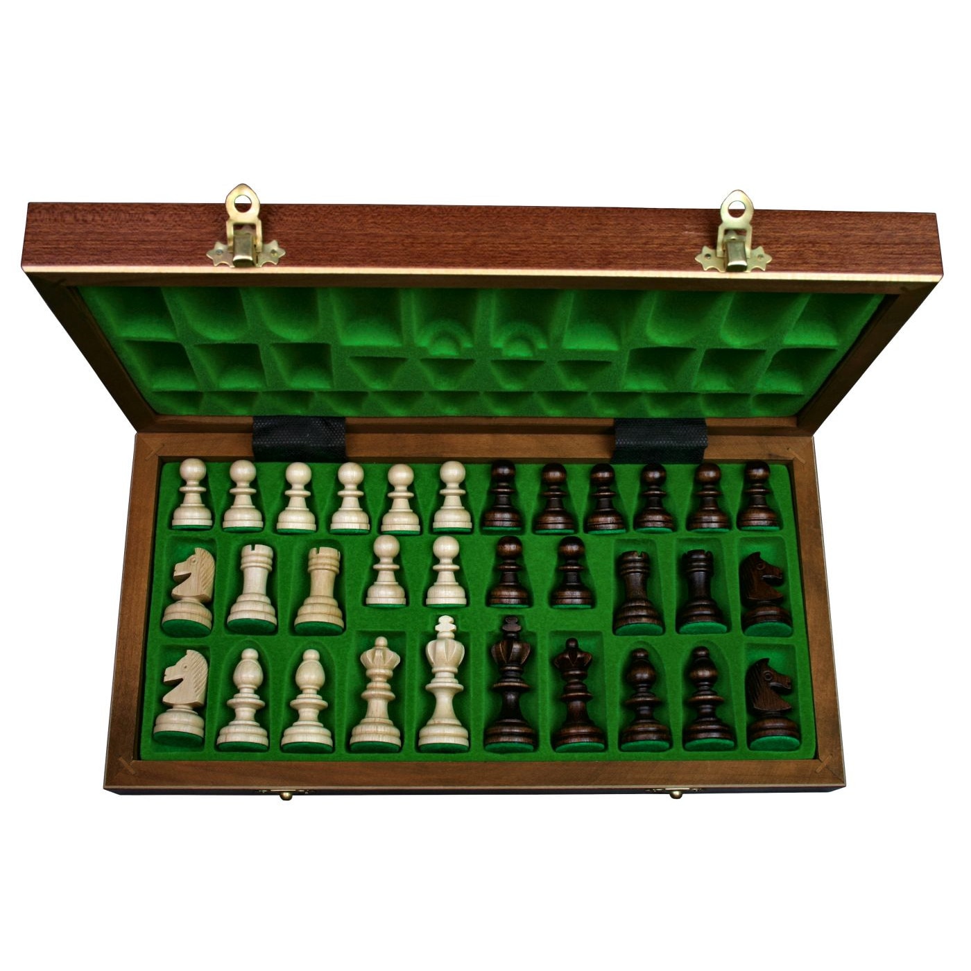 Set sah Olimpic, Marqueterie, Realizat manual, Lemn de carpen ...