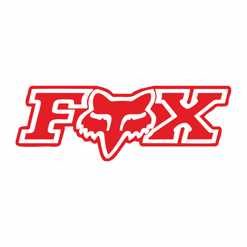 Sticker auto Fox, Rosu, 20 cm - eMAG.ro