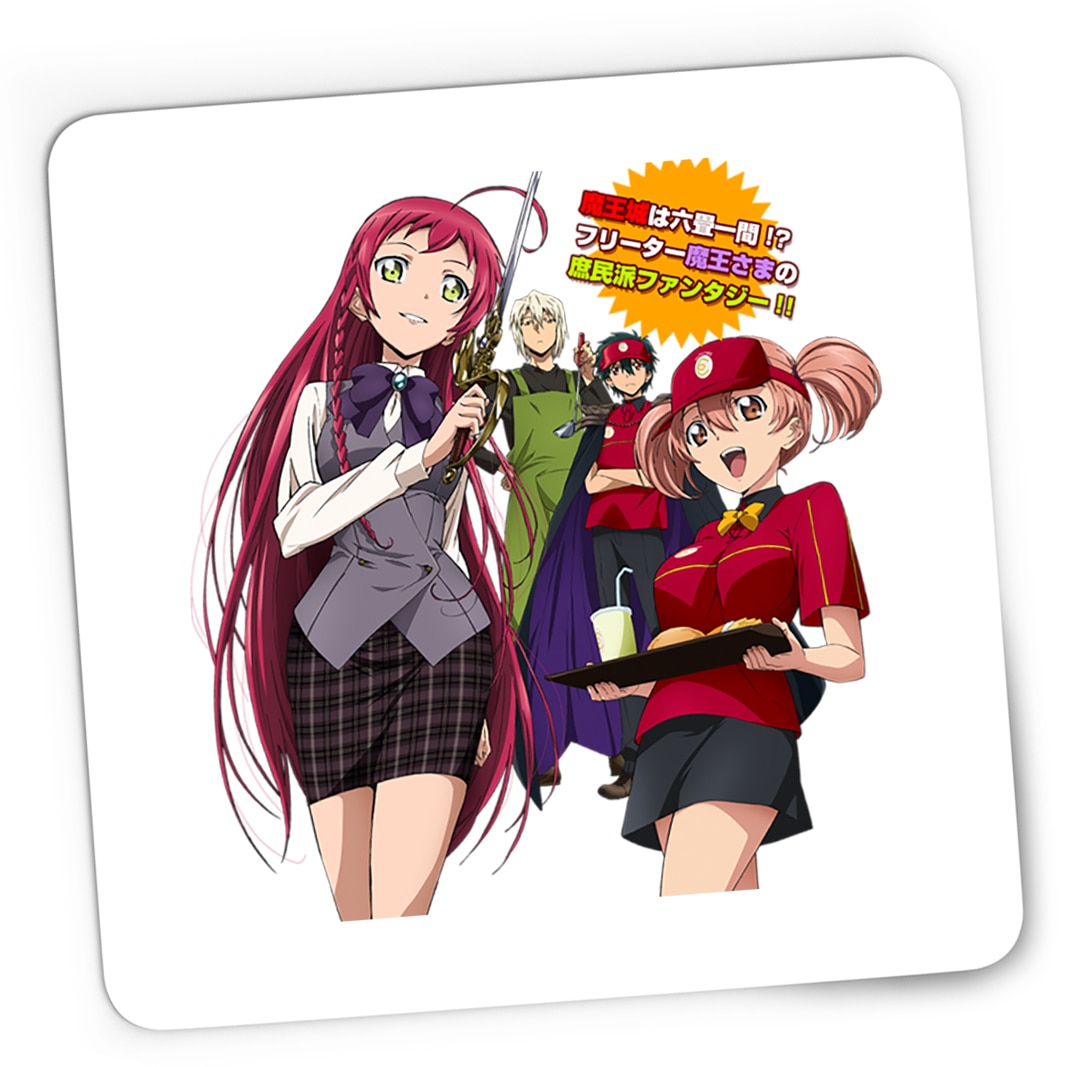 Mousepad Gaming The Devil Is a Part Timer Sadao Emi Manga Anime Netflix ...