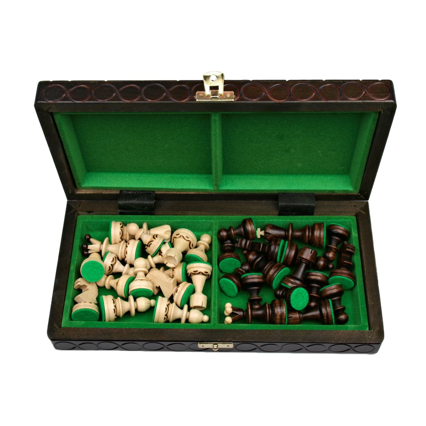 Set sah perlat S, Realizat manual, Lemn, 28 cm - eMAG.ro