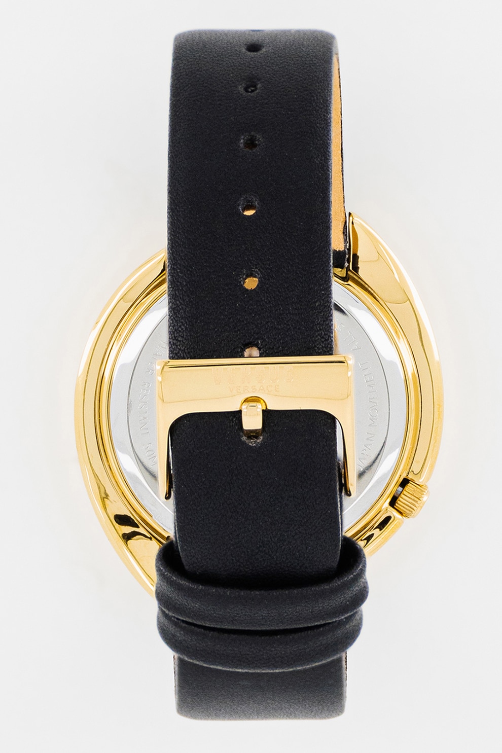 VERSUS VERSACE, Ceas quartz cu o curea de piele, Negru - eMAG.ro
