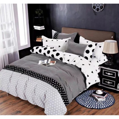 Set Lenjerie De Pat Pucioasa, HYT ®, Pentru Pat De 2 Persoane, 6 Piese ...