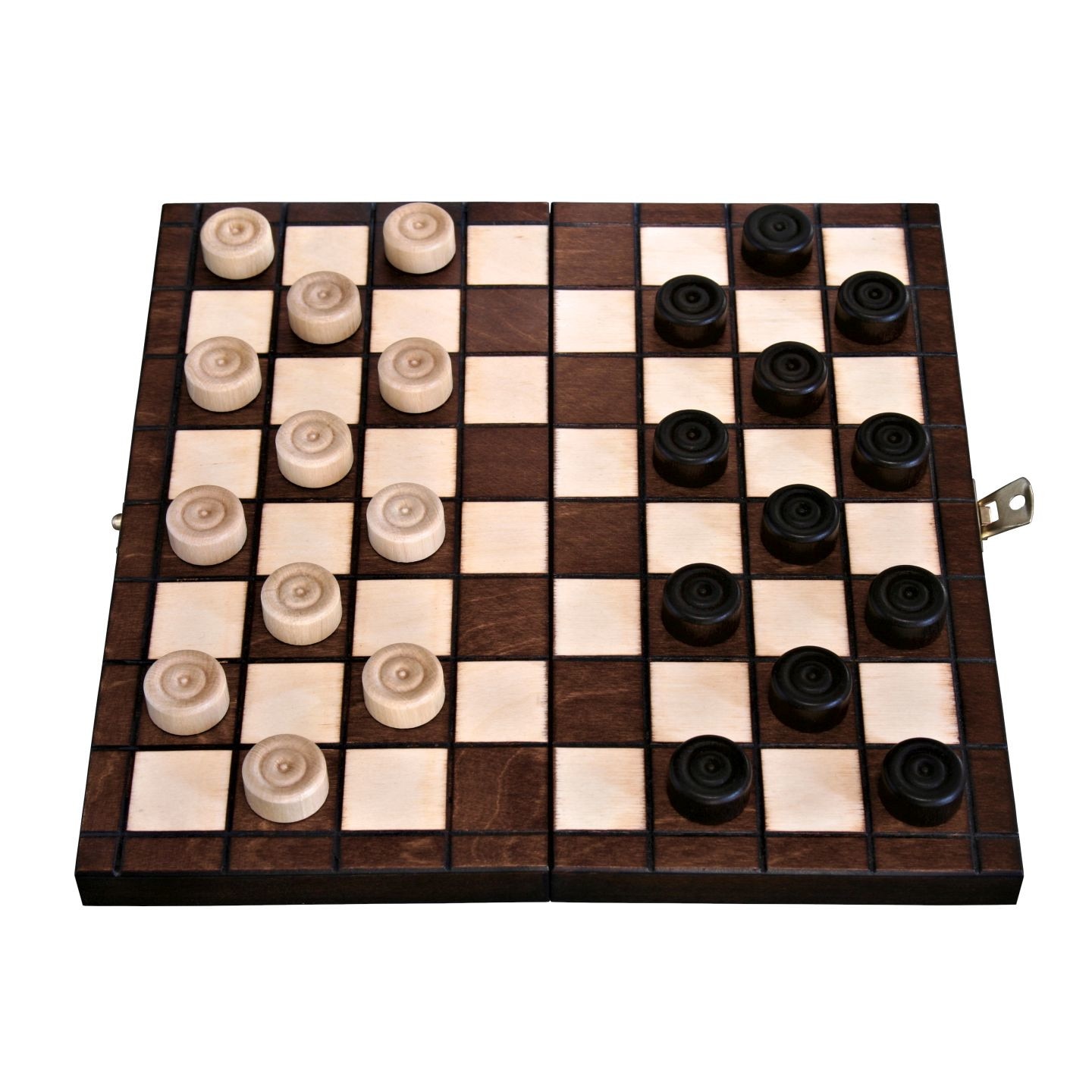 Joc de Dame S, Realizat manual, Lemn, 25 cm - eMAG.ro