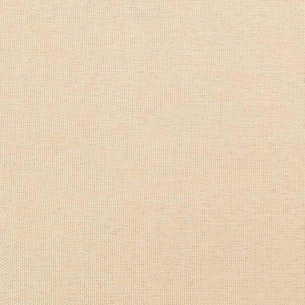 Canapea pentru copii vidaXL, crem, material textil, 85 x 37,5 x 46,5 cm ...