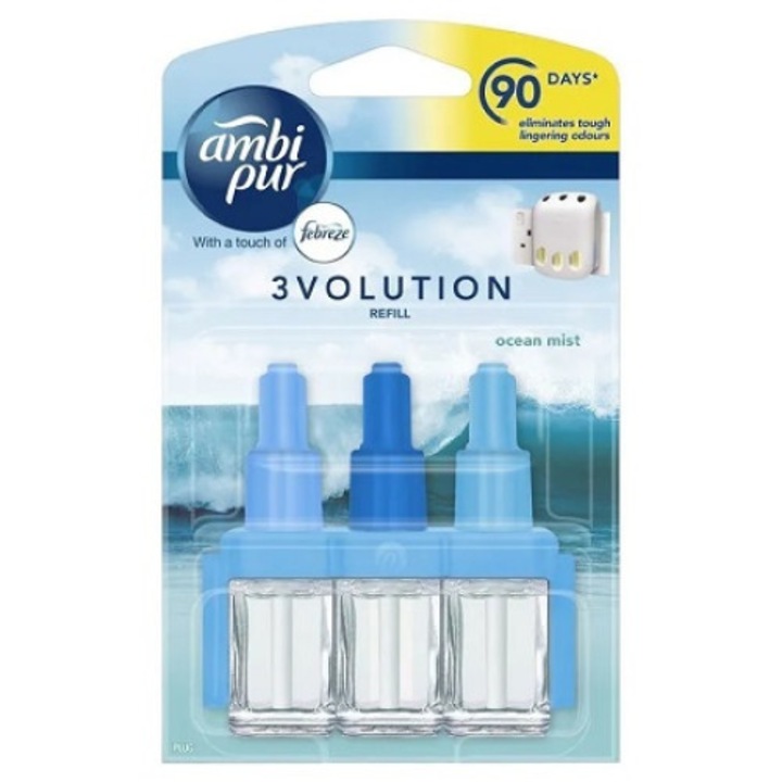 Rezerva Odorizant camera Ambi Pur 3Volution Ocean Mist 20ml - eMAG.ro