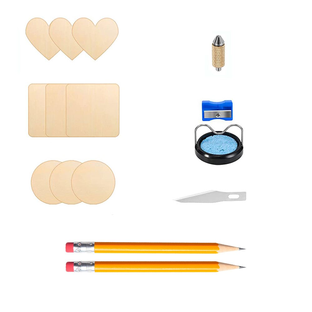 Set profesional pirogravura si lipire cu 62 piese, GlowforHome ...