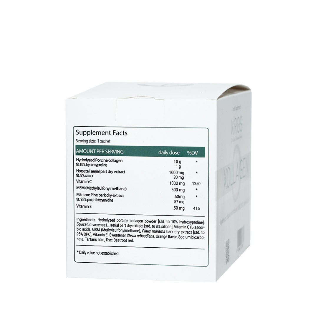 Kollagen Orange, supliment alimentar cu colagen porcin 10g, Vitamina C ...
