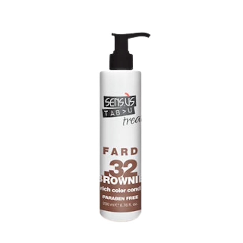 Masca de par colorata, Sensus, Fard Brownie 32, Maro, 200 ml - eMAG.ro