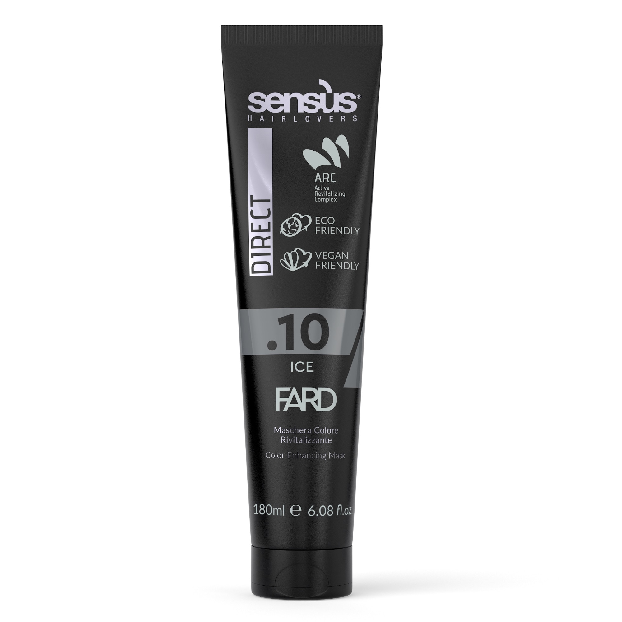 Masca de par colorata, Sensus, Fard ICE .10, Ice Blonde, Gri, 200 ml ...