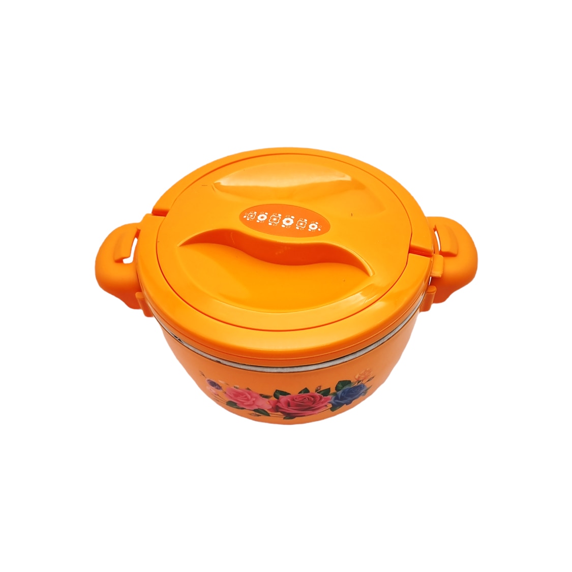 Caserola termica, portocaliu, 2 l, floral - eMAG.ro