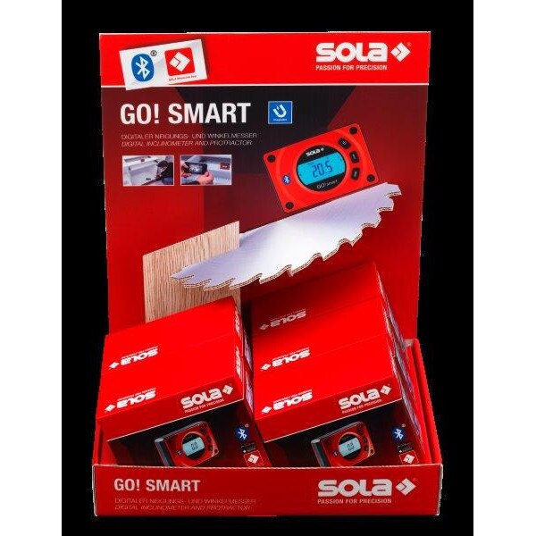 SOLA - GO! SMART DISPLA Цифрови нивелири 8 см - 5x (01483030) - eMAG.bg