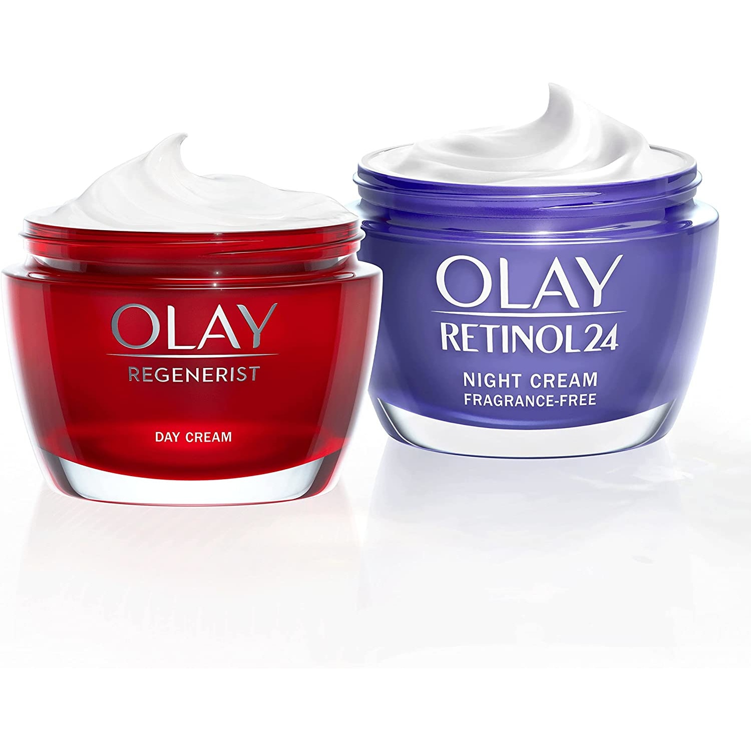 Set Olay anti-ageing Crema de zi Regenerist, 50 ml si Crema de noapte ...
