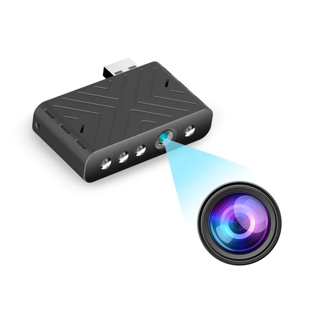 OEM Mini USB kémkamera, 1080P Quantum, 100°-os széles látószög videó és ...