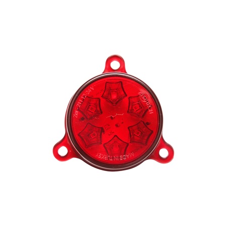 Lampa LED rotunda universala 12/24V rosu Breckner Germany - eMAG.ro