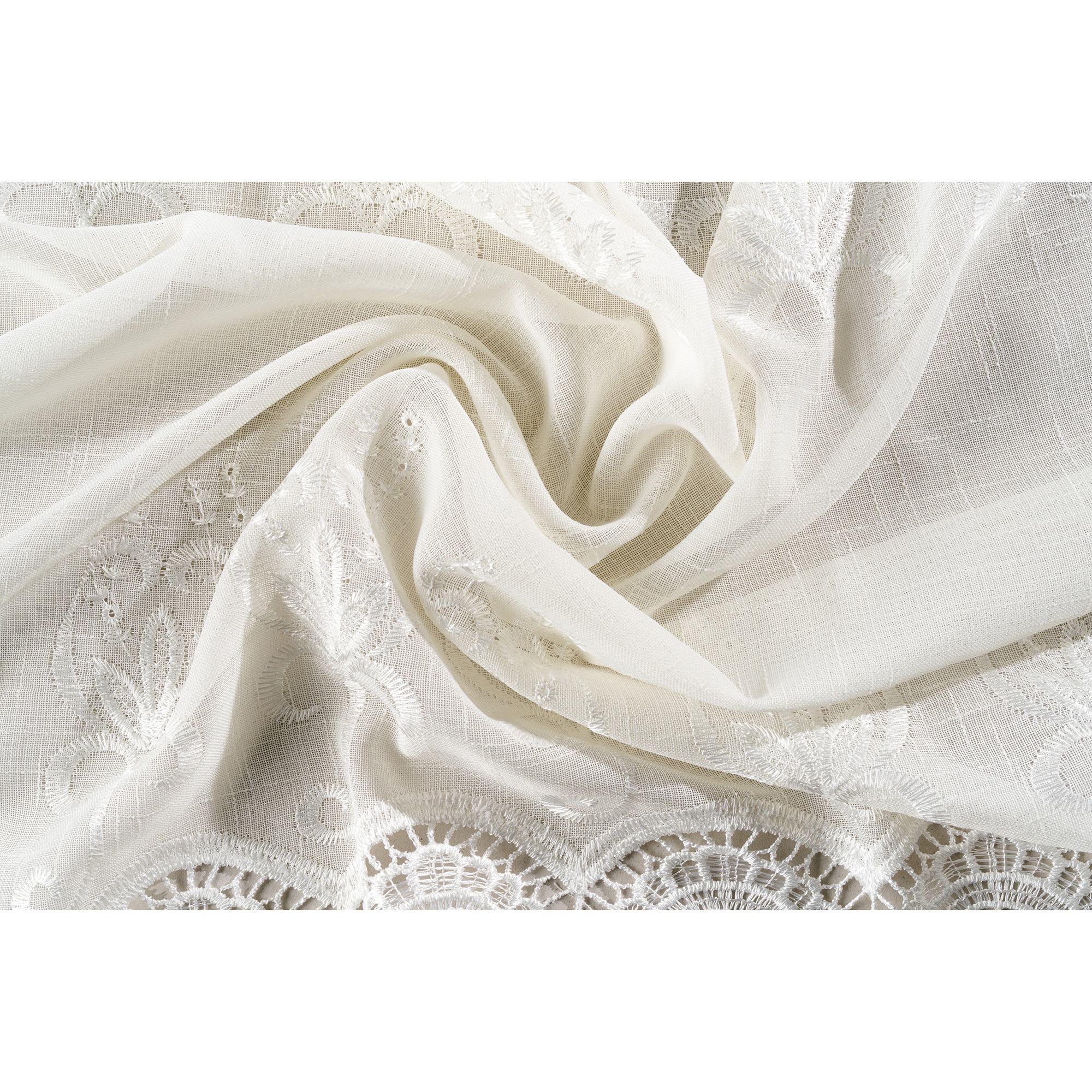 Perdea Nastia, Mendola Interior, cu rejansa, natur, 140x245 cm, crem ...