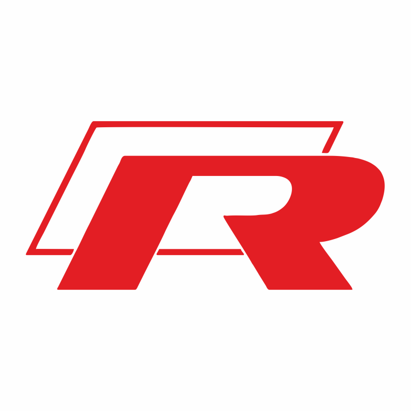 Sticker auto R GTI Racing, Rosu, 30 cm - eMAG.ro