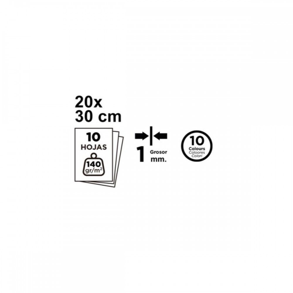Set 10 pasla a4, 1mm mp pn500 multicolor - eMAG.ro