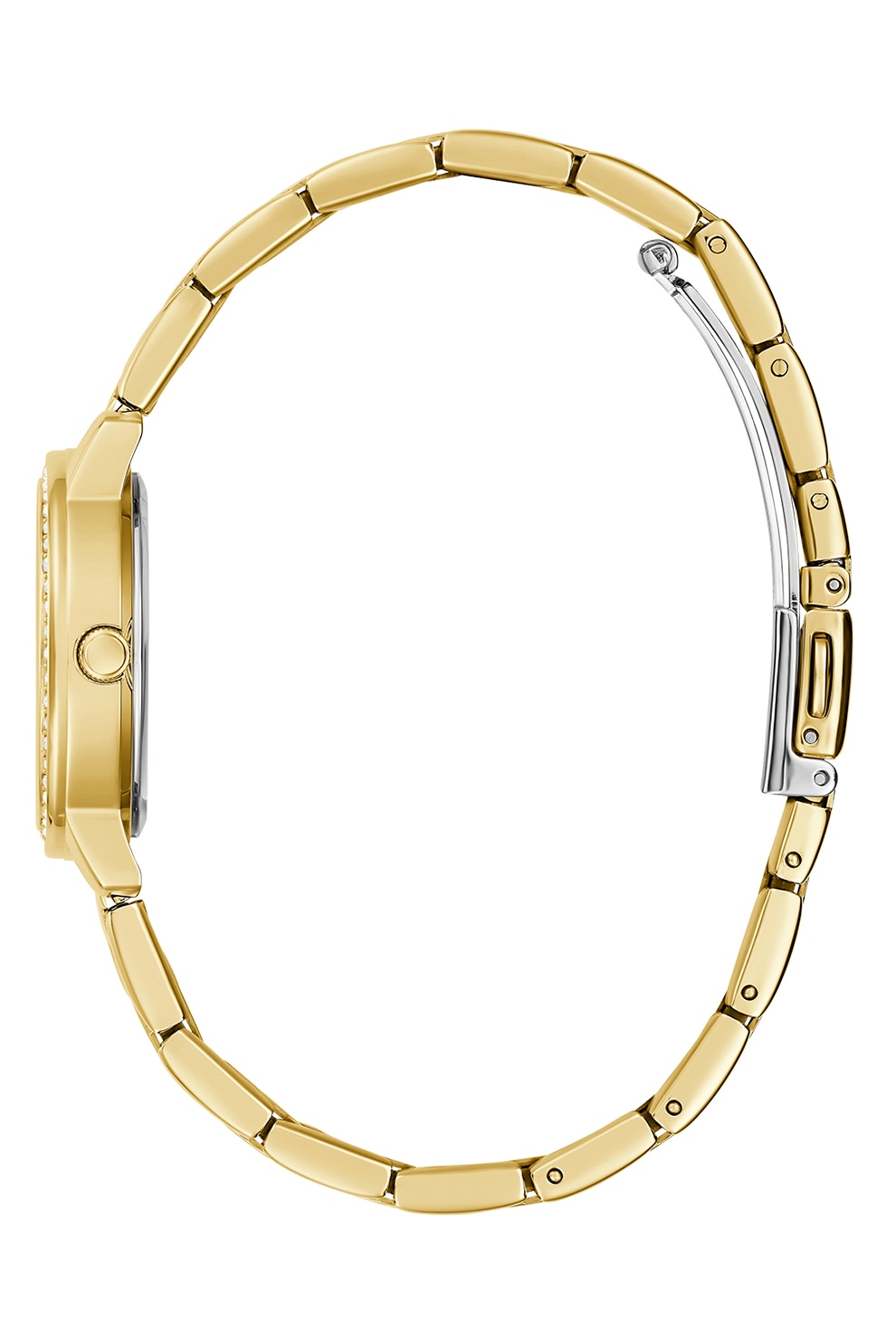 Guess, Ceas quartz din otel inoxidabil, Auriu - eMAG.ro