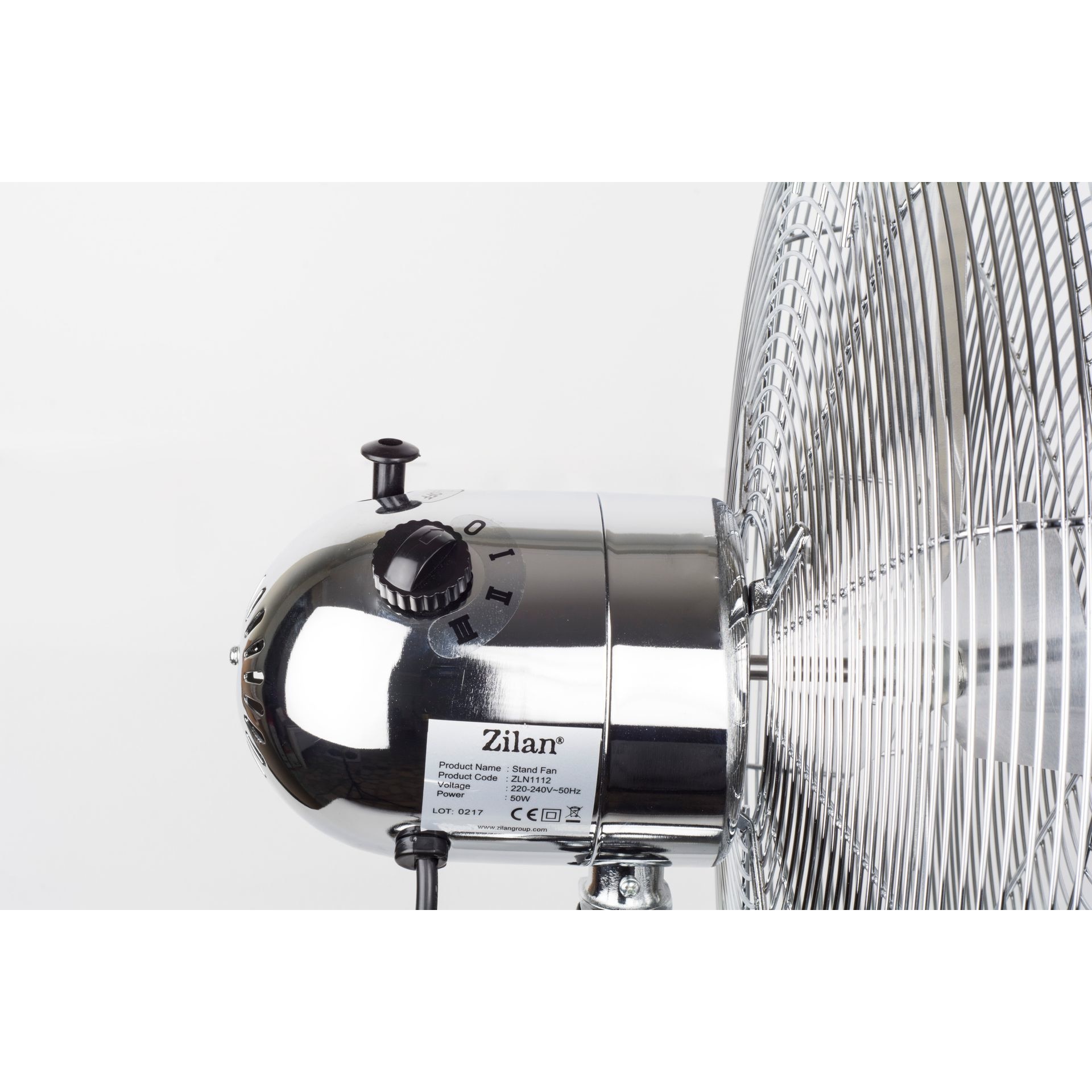 Ventilator inox cu picior, putere 50 W, cu 3 trepte de viteza ...