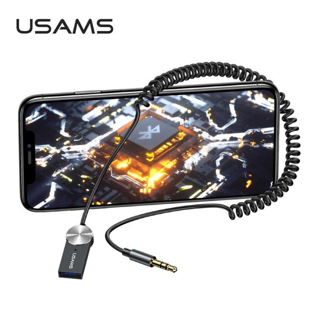 Receptor audio USAMS, transmitator auto wireless, USB, Jack 3.5mm ...
