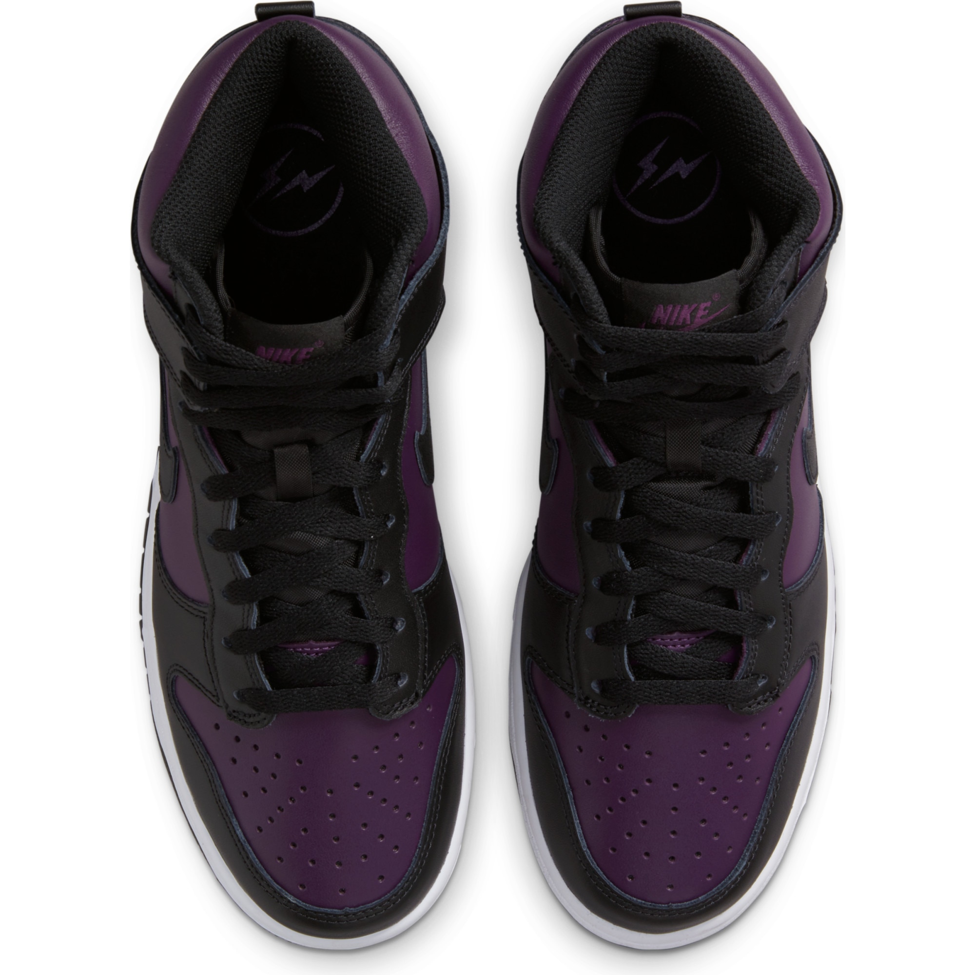 Pantofi sport Nike x Fragment Design Dunk High Beijing, Mov, marime 41 ...