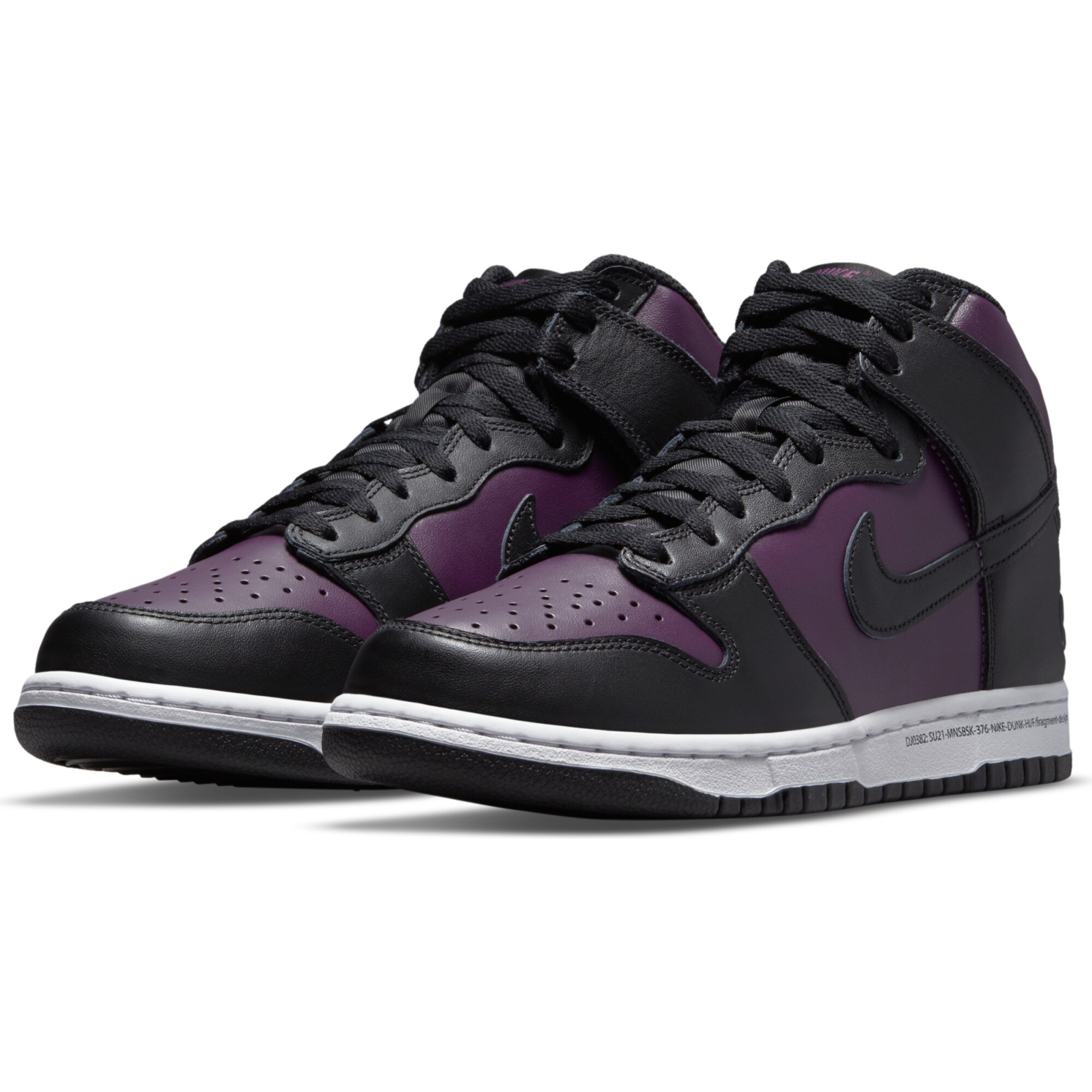 Pantofi sport Nike x Fragment Design Dunk High Beijing, Mov, marime 41 ...