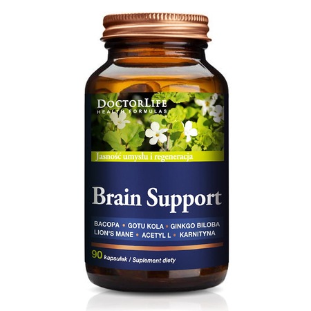 Supliment alimentar DoctorLife Brain Support Concentration, 90 capsule ...
