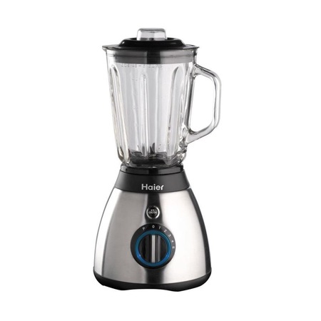 Blender Haier HBL-2120,500 W, 1,5 litri, 5 viteze + Functie Pulse, Inox ...