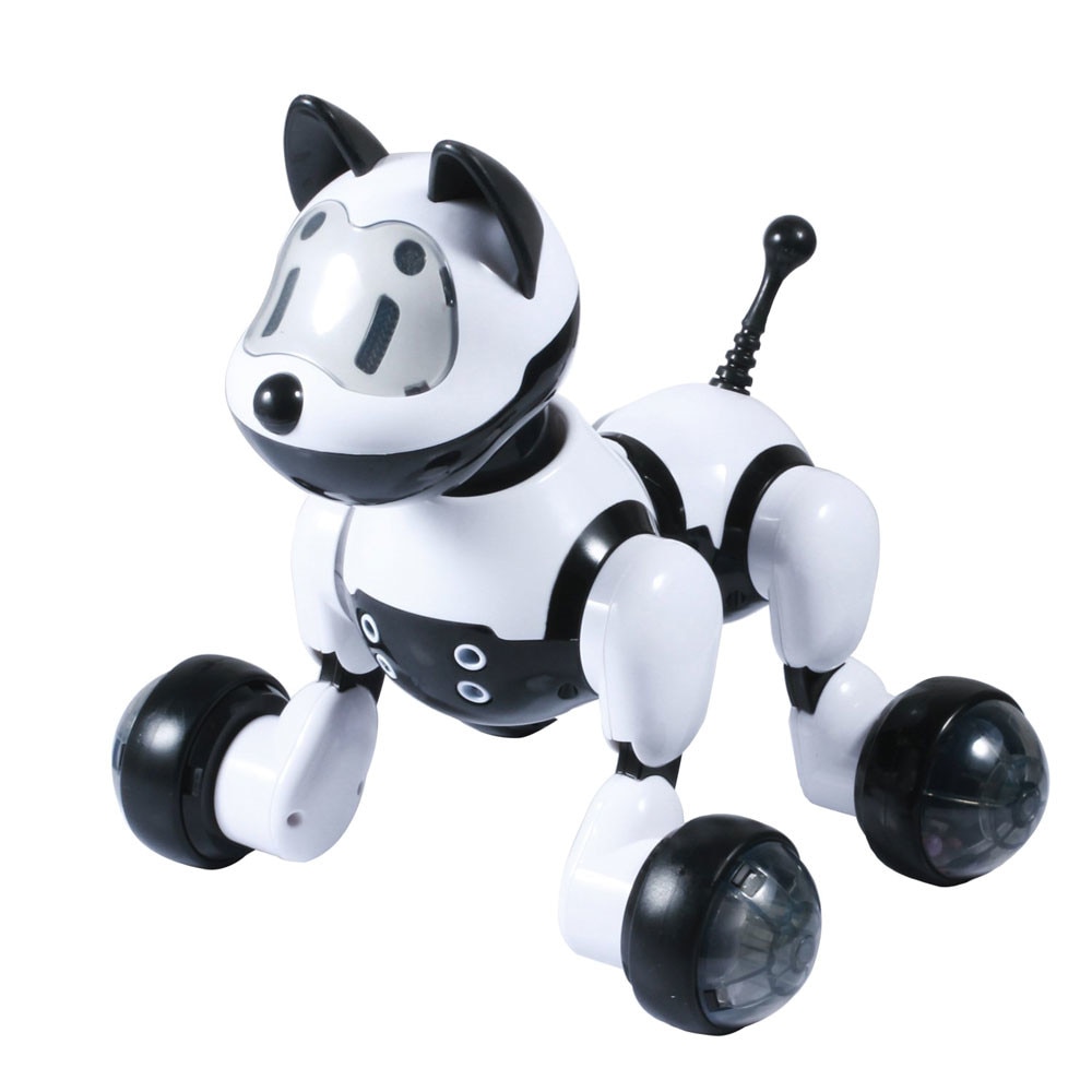 Robot Catel interactiv cu control vocal, caine robot Youdi, 15 comenzi ...