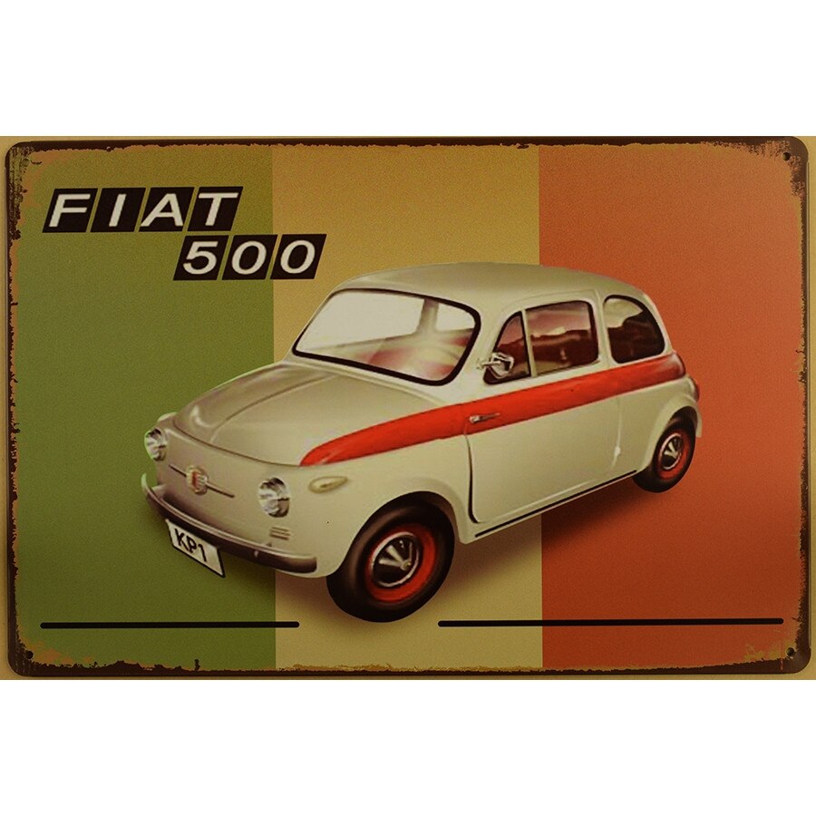 Ретро табела Viva accessories Fiat 500 Kp1, 30/20 см - eMAG.bg