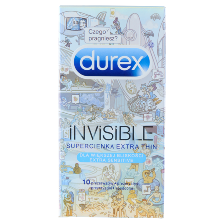 Prezervative Durex Invisible Sensitive Emoji, 10 buc - eMAG.ro