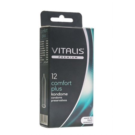 Презервативи Vitalis Premium Comfort Plus, 12 бр - eMAG.bg