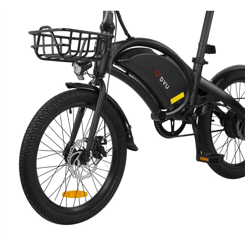 Bicicleta electrica pliabila D20, DYU, Aluminiu, 350W, 36V, 25KM/H ...