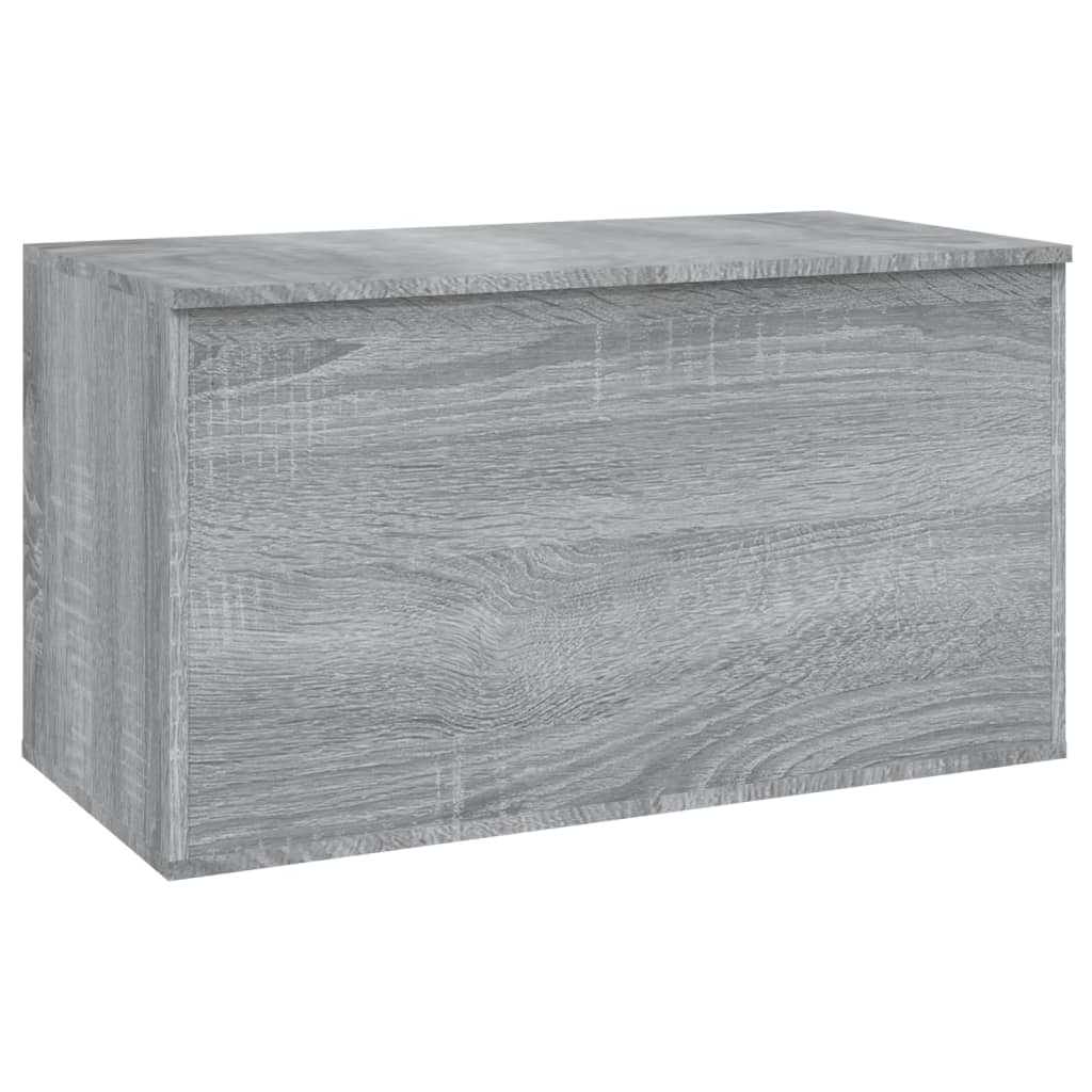 Cufar de depozitare, Unic, gri sonoma,84x42x46 cm, lemn compozit ...